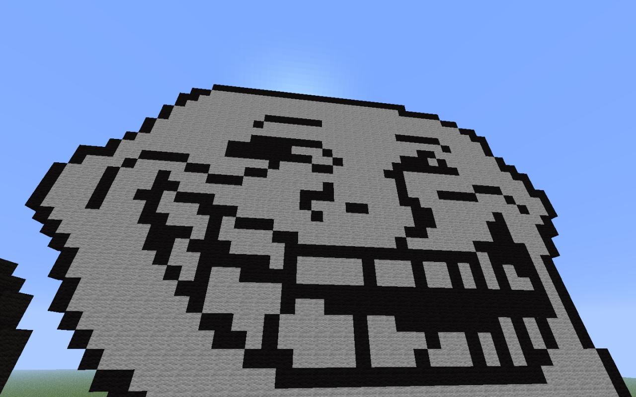 Youtube Pixel Art world Minecraft Map