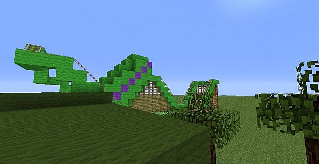 The hulk coaster (universal studeos) Minecraft Map