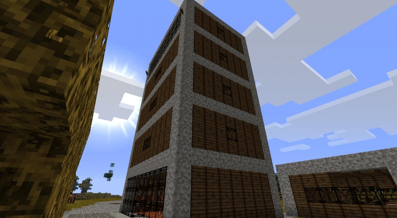 Small Library Tower Building Minecraft Map