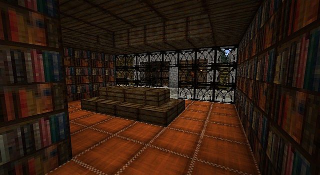 Small Library Tower Building Minecraft Map