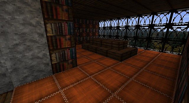 Small Library Tower Building Minecraft Map