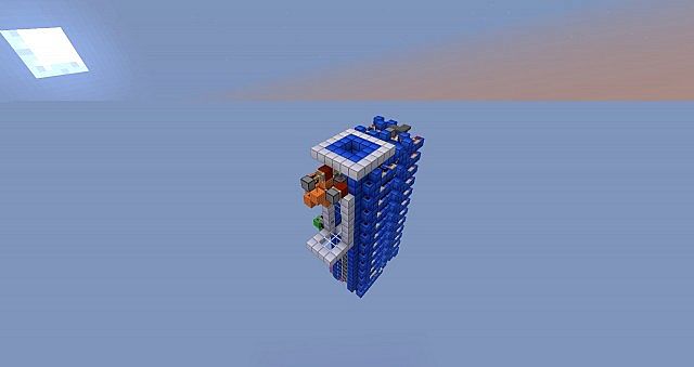 2x2 Hidden Base Elevator / Horse Elevator Up and Down Minecraft Map