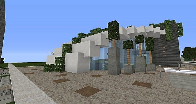 - Flash - eco, organic, modern house Minecraft Map