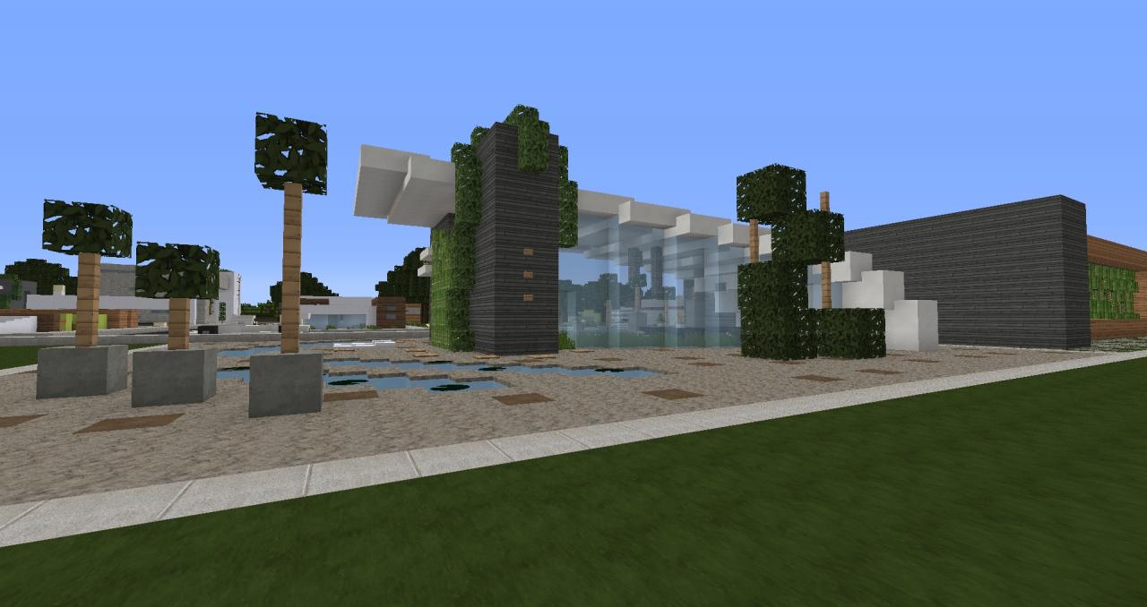 - Flash - eco, organic, modern house Minecraft Map