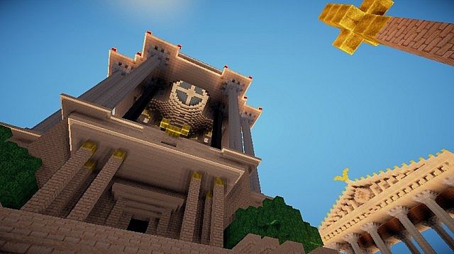 The Temple of Zeus ~ The Troy Build Minecraft Map