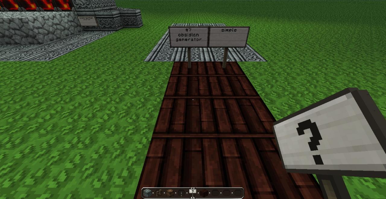 sky block farms and generators Minecraft Map