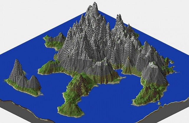 Aisenfall: Custom Terrain Minecraft Map