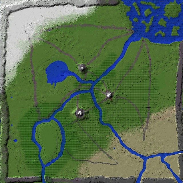 Generic RPG Landscape Minecraft Map