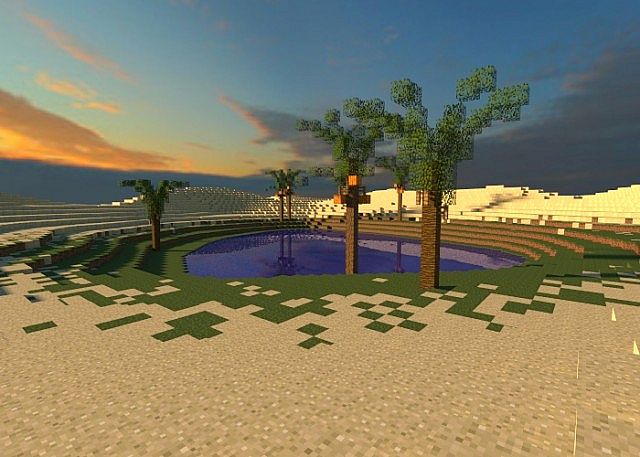 Desert: Custom Terrain Minecraft Map