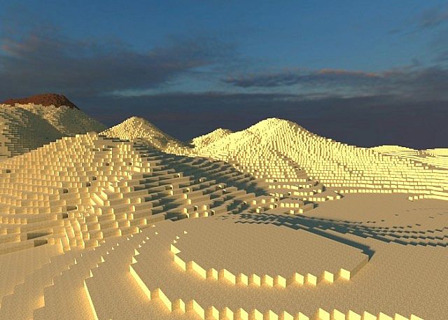 Desert: Custom Terrain Minecraft Map