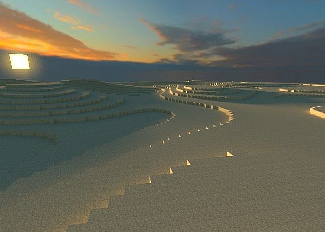 Desert: Custom Terrain Minecraft Map