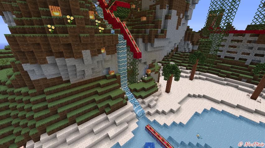 NeoPlaiz HORROR Rollercoaster Minecraft Map