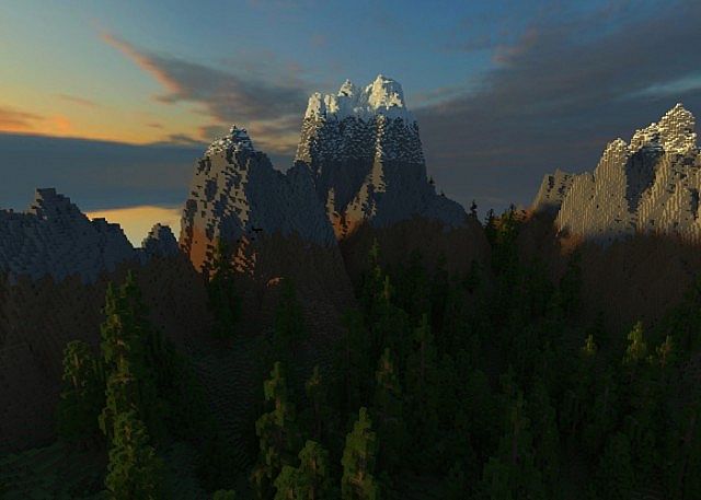 Mount Kona: Custom Terrain v3 Minecraft Map