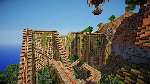 "Behemoth" A Minecraft Roller Coaster Minecraft Map