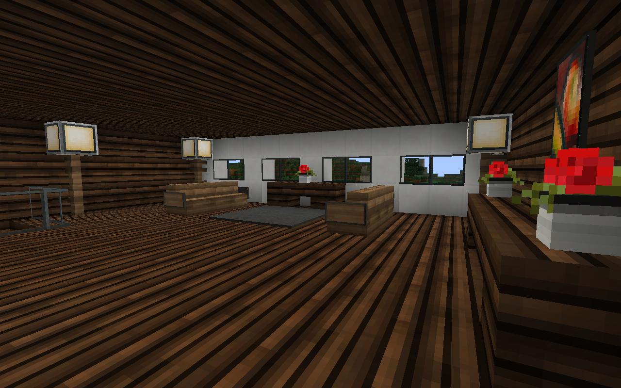 Modern Waterfront House Minecraft Map