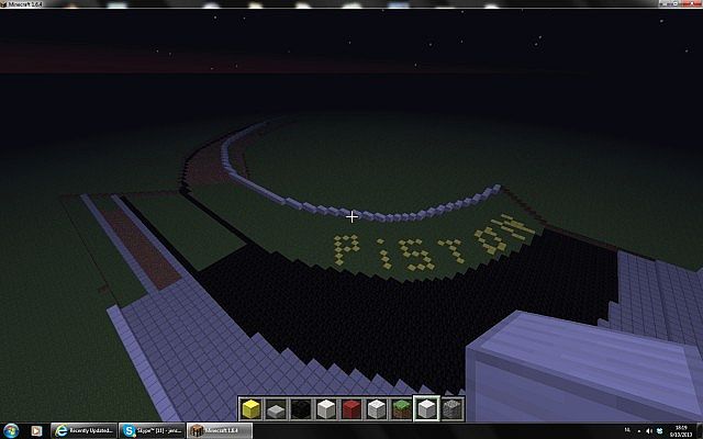 remake of the cars piston cup Minecraft Map