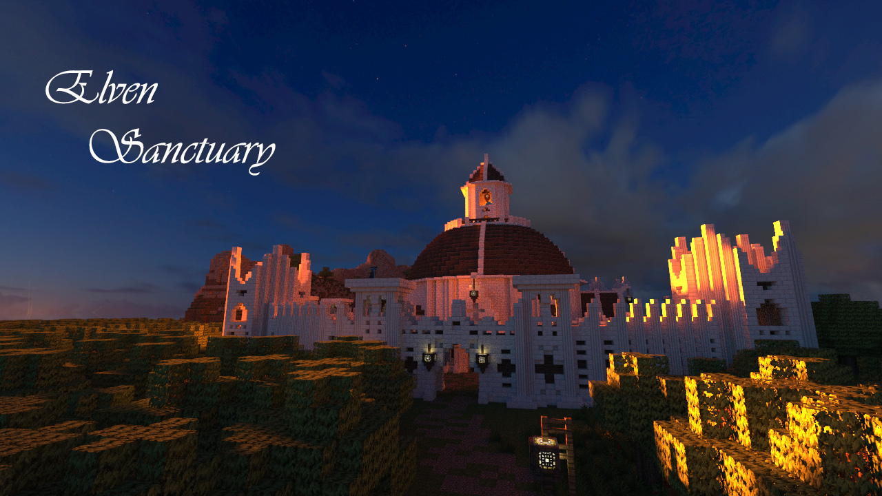Elven Sanctuary - Server Spawn Minecraft Map