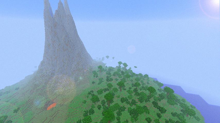 Volcano Island - Island Landscaping Minecraft Map