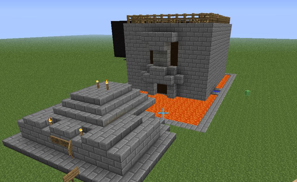 redstone related path to the castle Minecraft Map