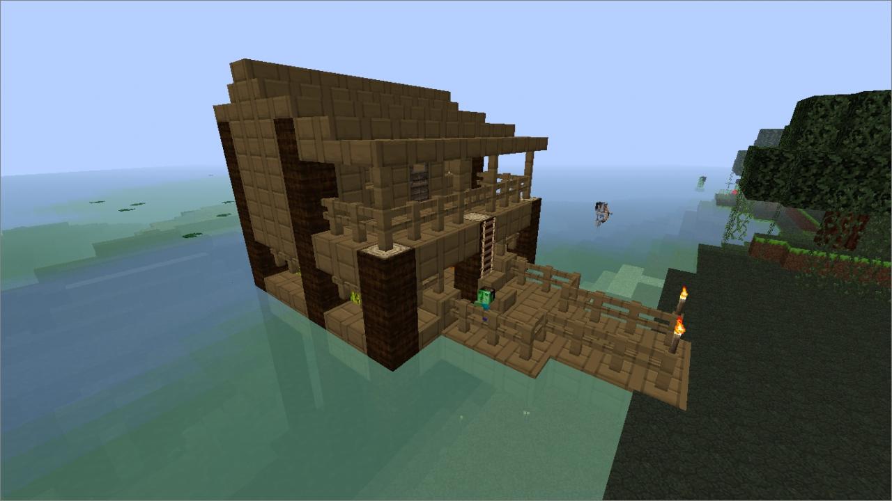 Wooden Swamp Shack Minecraft Project
