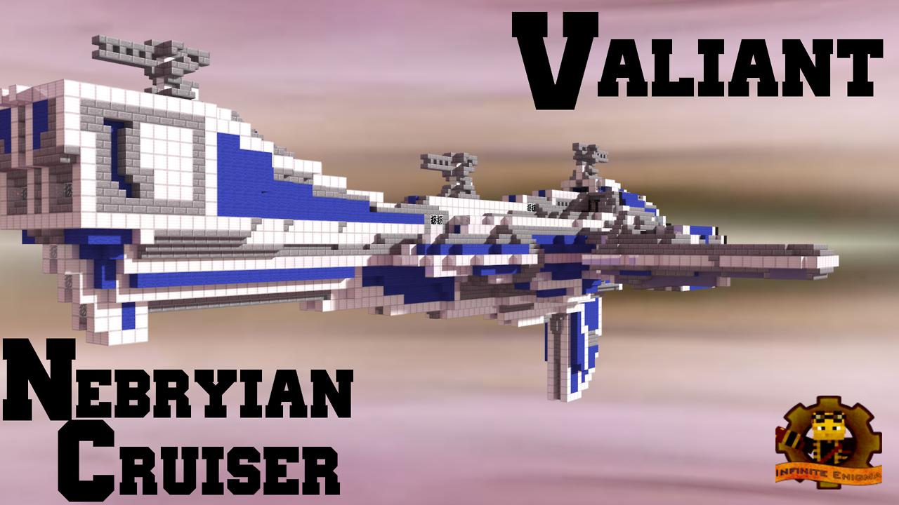 The Valiant | Nebryian Cruiser Minecraft Map