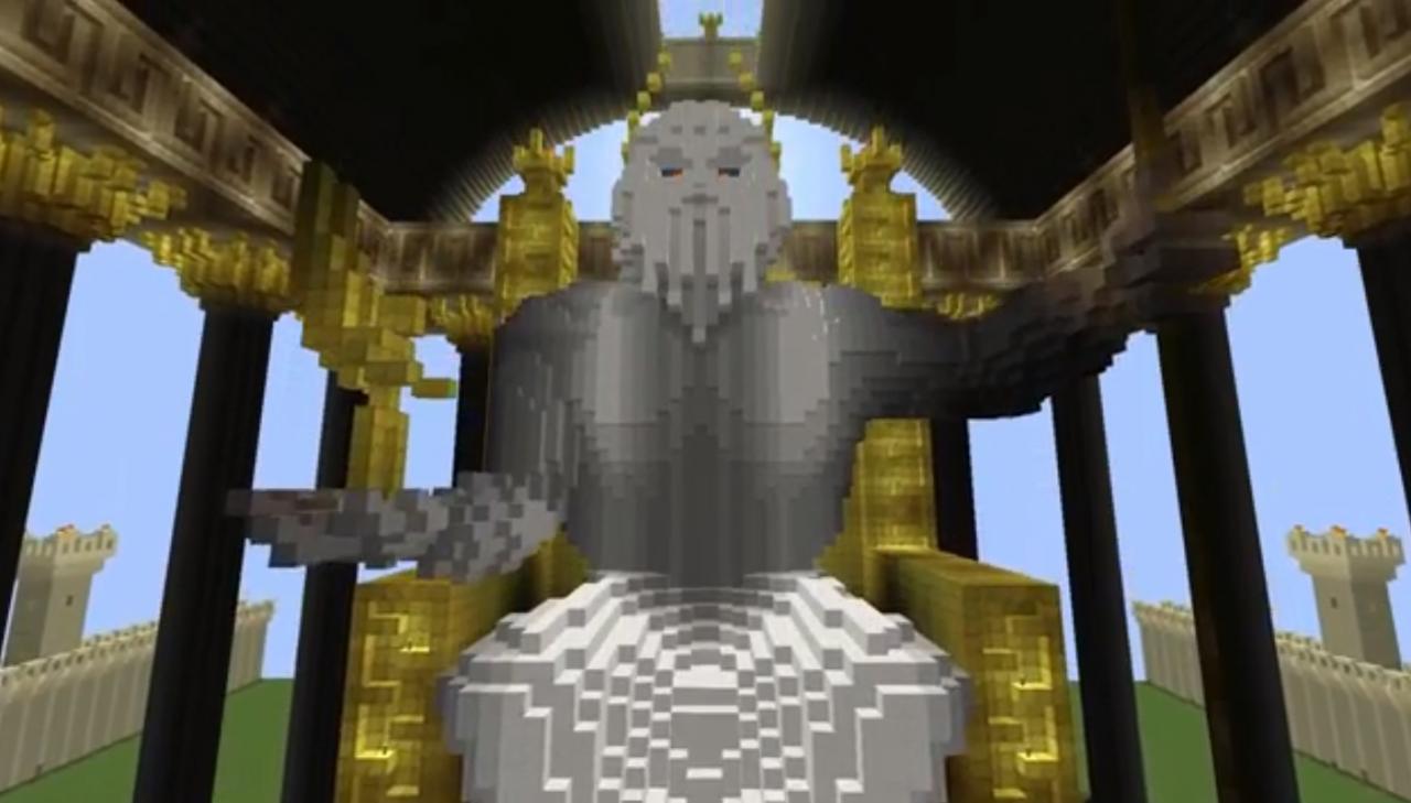 The Temple of Zeus ~ The Troy Build Minecraft Map