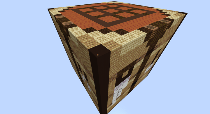 Survival map in a Crafting Table Minecraft Map