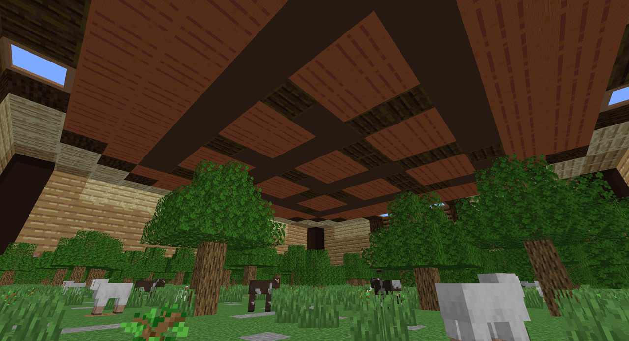 Survival map in a Crafting Table Minecraft Map