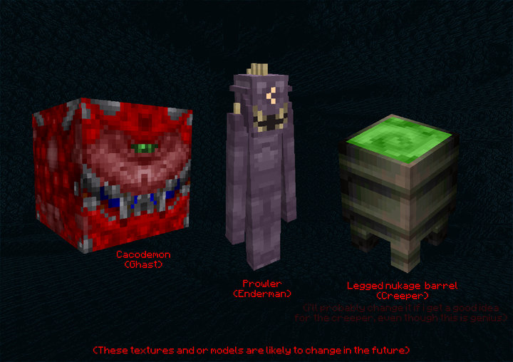 MCDOOM - A DOOM Resource Pack [Optifine required] Minecraft Texture Pack