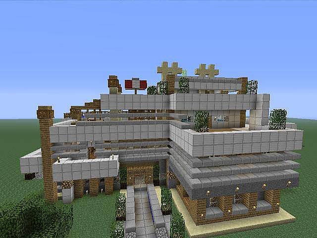 My first ever modern style build Minecraft Map