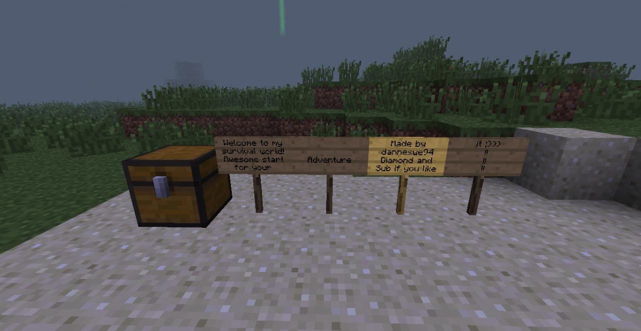 Good start on survival mode by danneswe94 Minecraft Map