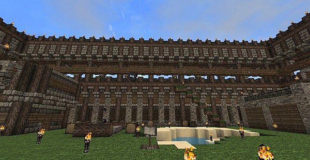 Old Walls from RiotCraft Server Factions World Minecraft Map
