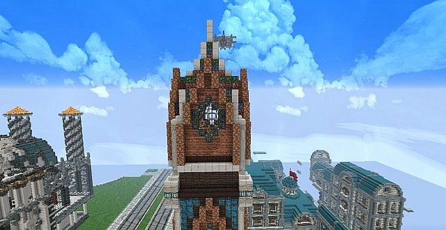 A small unnamed monument tower Minecraft Map