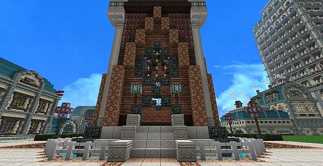 A small unnamed monument tower Minecraft Map