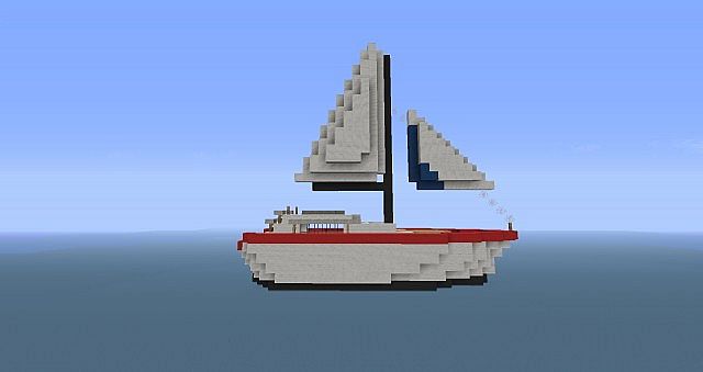 [Modern sailboat] Minecraft Map