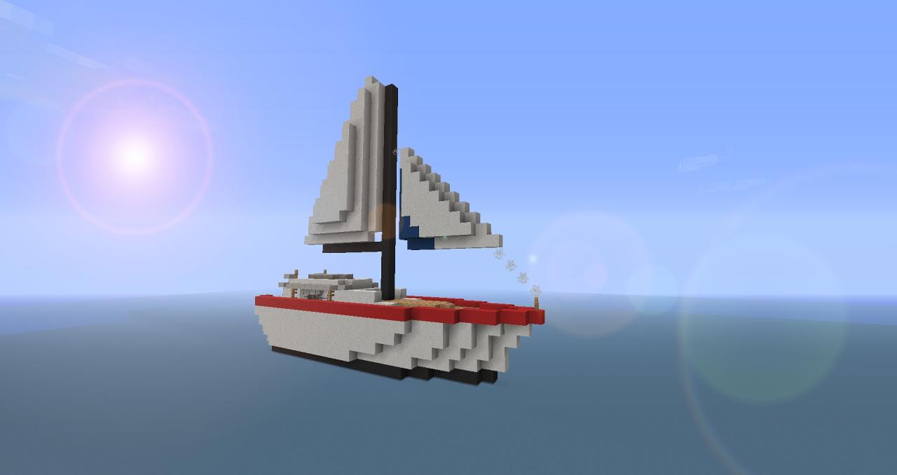 [Modern sailboat] Minecraft Map
