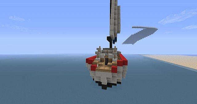 [Modern sailboat] Minecraft Map