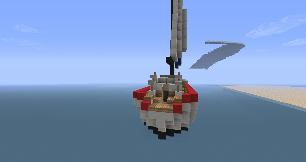 [Modern sailboat] Minecraft Map