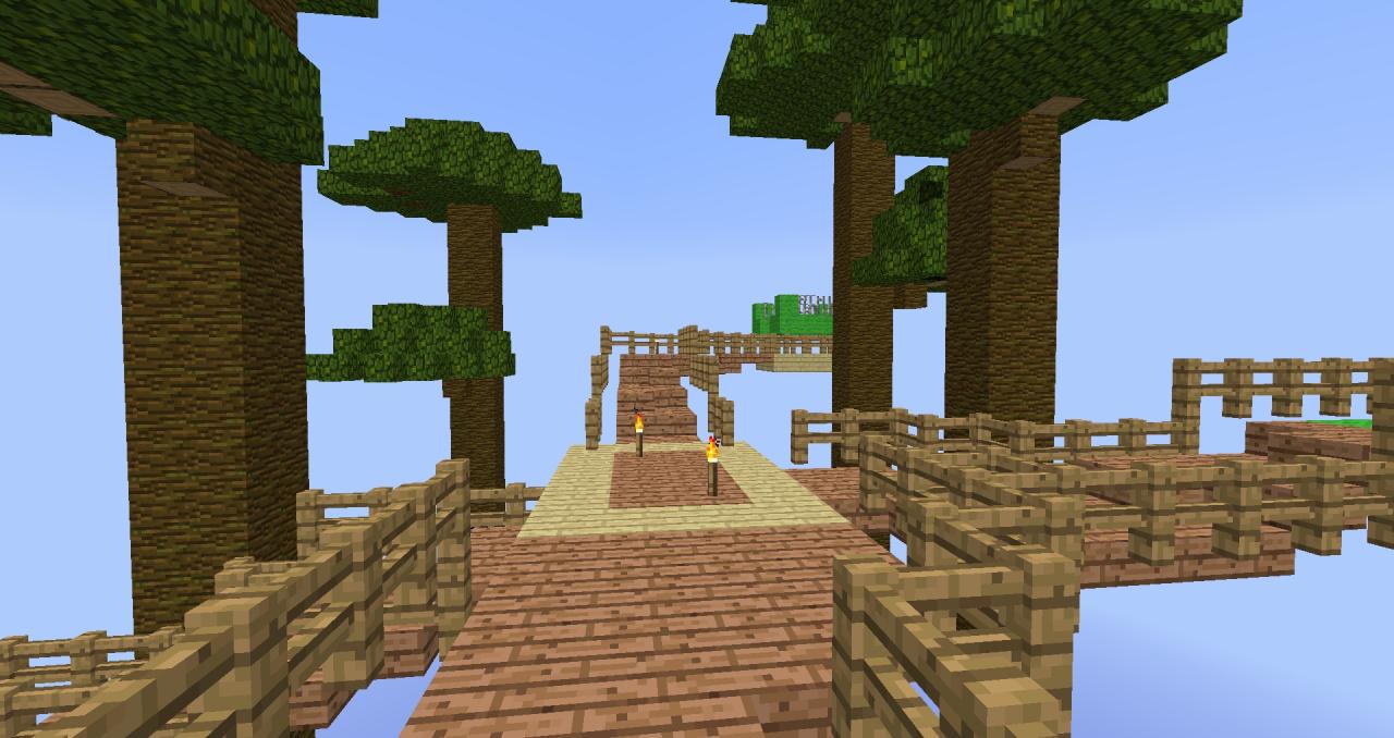 "Sky Jungle" Blitz Map Minecraft Map