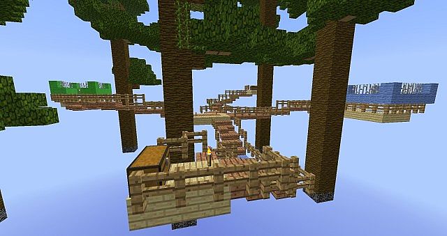 "Sky Jungle" Blitz Map Minecraft Map