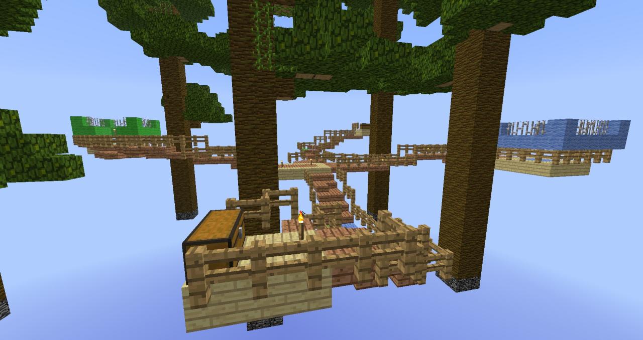 "Sky Jungle" Blitz Map Minecraft Map