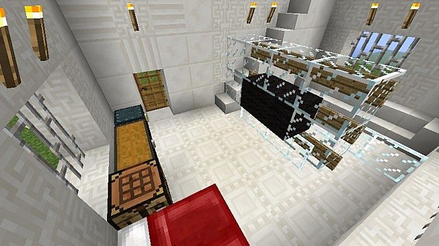 Flying Quartz House Minecraft Map