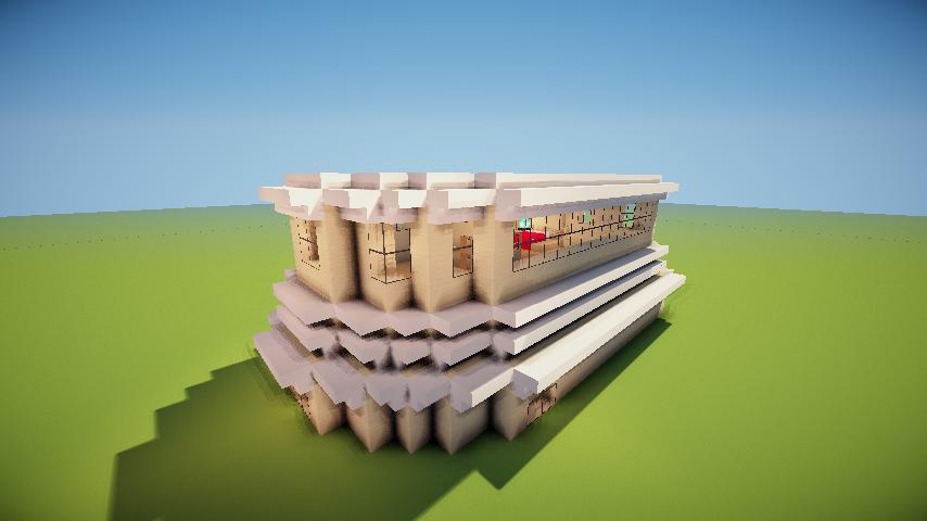 Modern Sandstone Home Minecraft Map