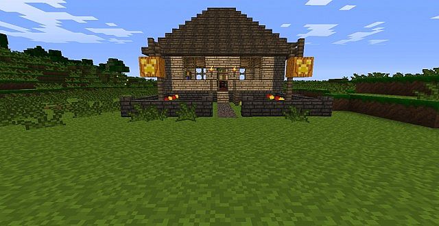 My first House Minecraft Map