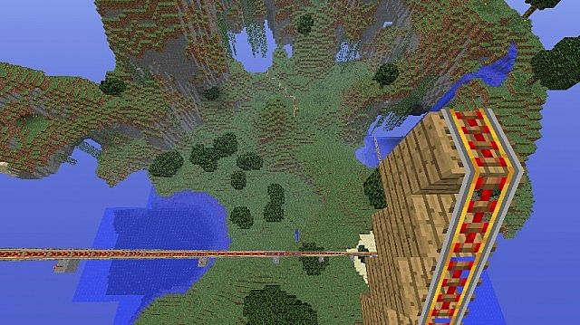 My Not So Awesome Roller Coaster Minecraft Map