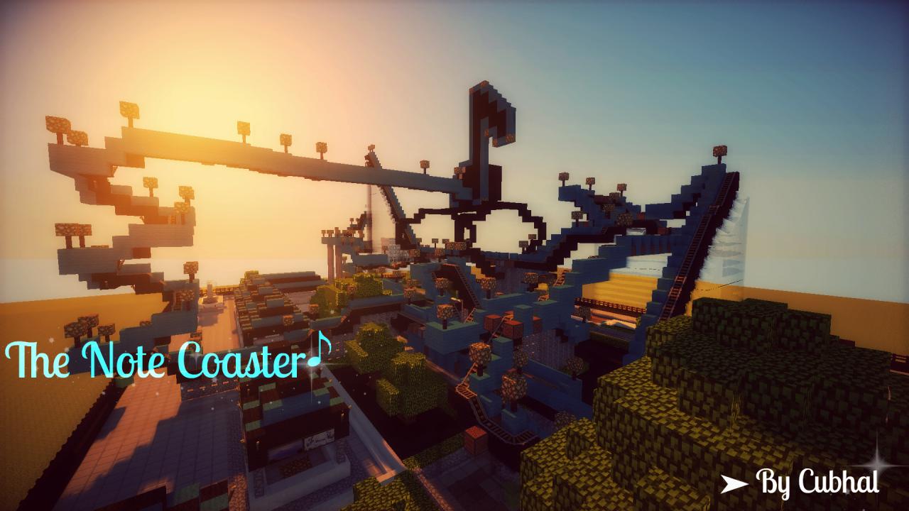 The Note Coaster Minecraft Map