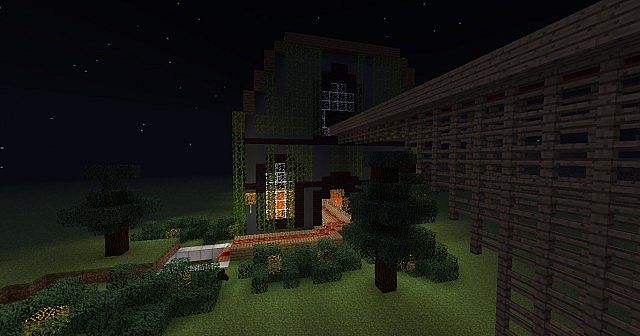 Halloween twist on the original roller coaster Minecraft Map