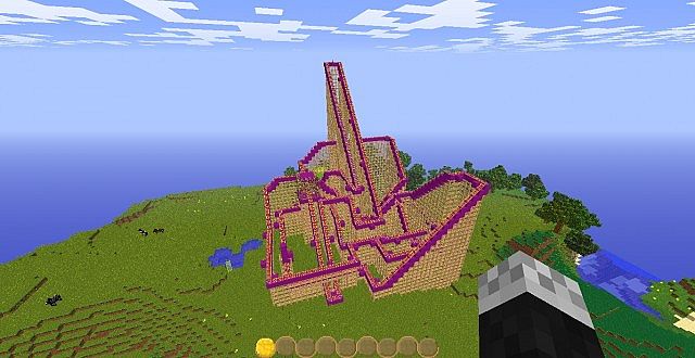 Purple Lightning Minecraft Map