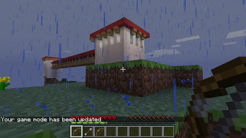 A Bhutanese Cantilever Bridge Minecraft Map