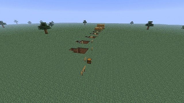 Simple redstone trap. Minecraft Map